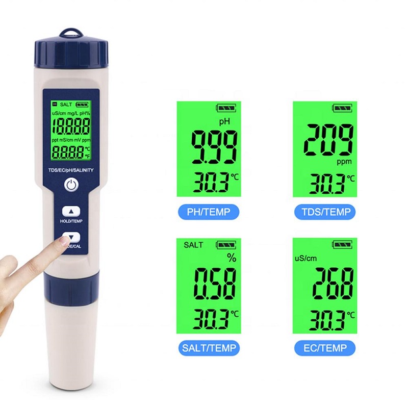 Bút đo độ mặn, pH, TDS, EC EZ-9909SP