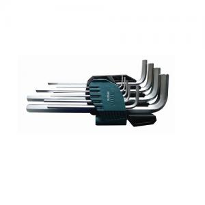 Bộ lục giác loại dài, 9 chi tiết - hệ mét Sata 09107A làm từ thép Crom